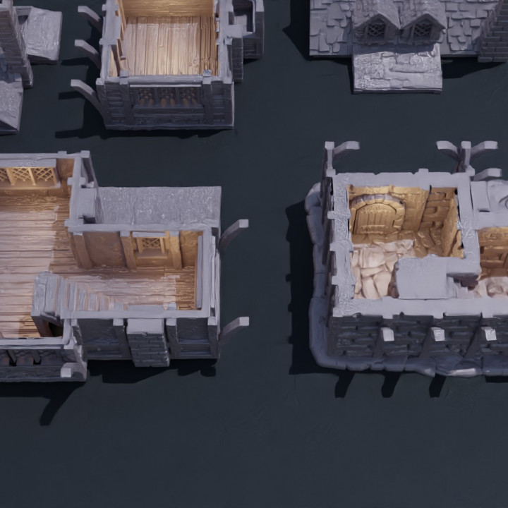 3D Printable Medieval Long Building - Tabletop Terrain - 28 MM by ...
