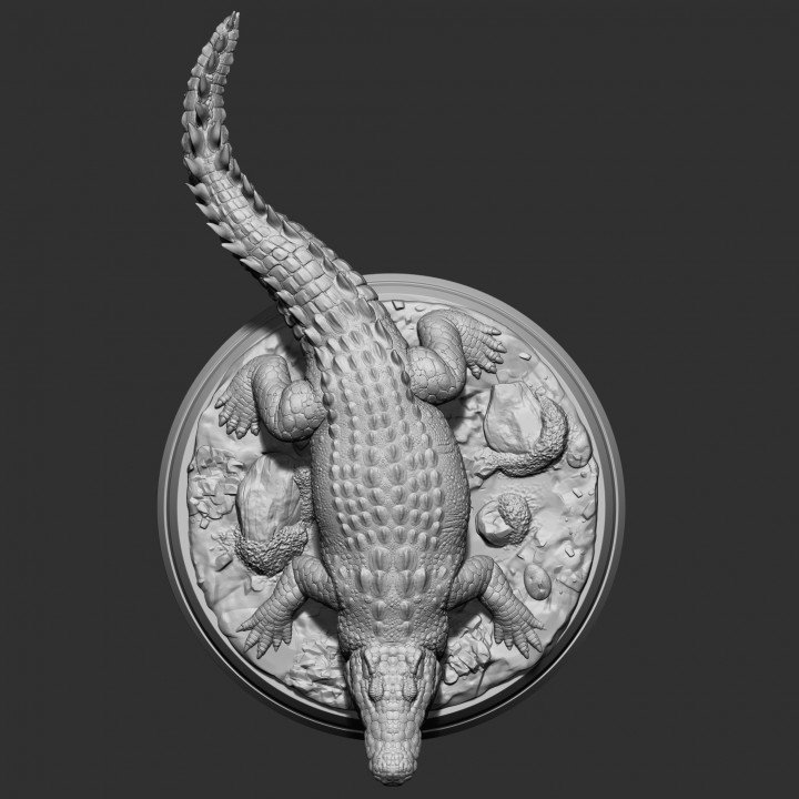 3D Printable CROCODILE by YD STUDIO