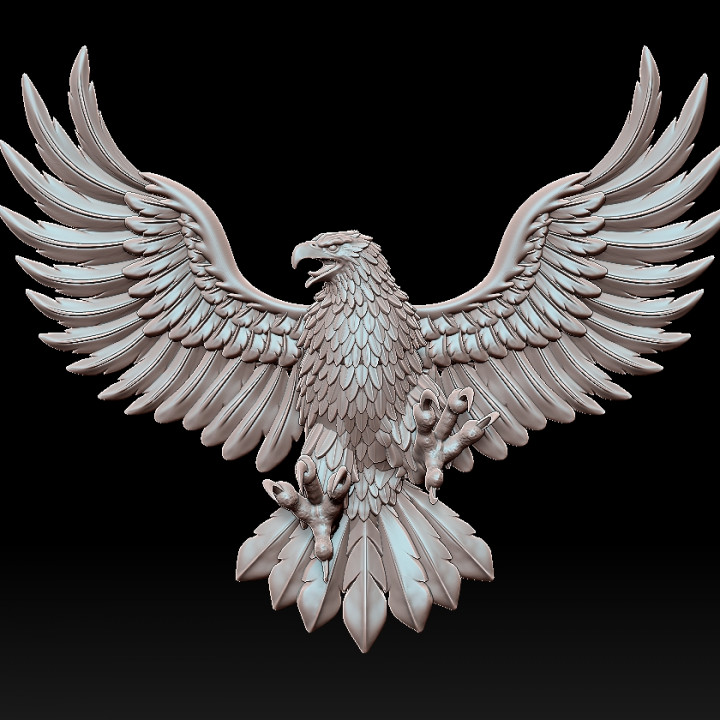 3D Printable eagle by Dmitry Tishchenkov