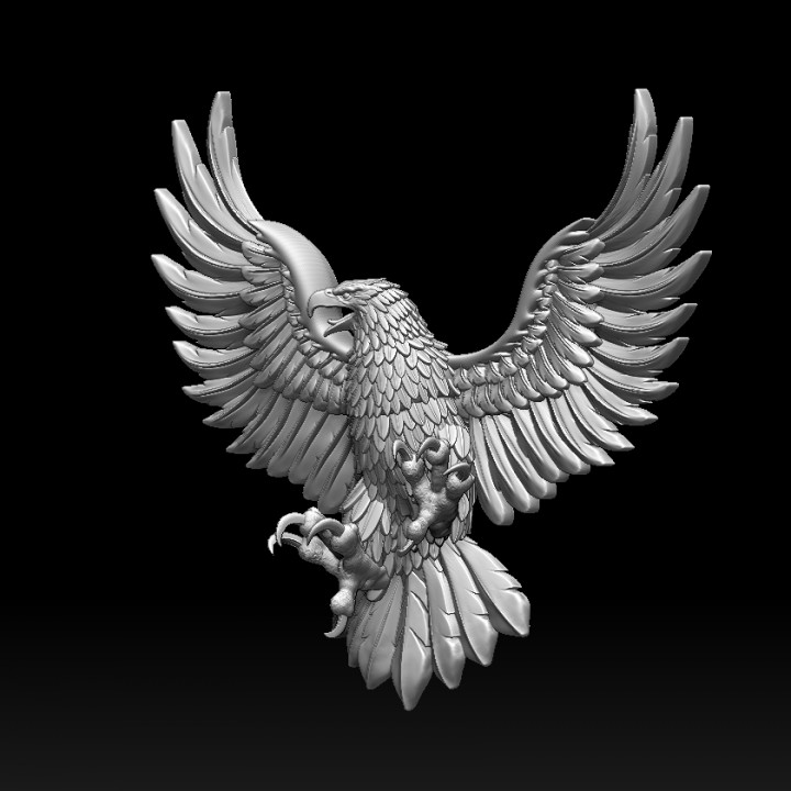 3D Printable eagle by Dmitry Tishchenkov