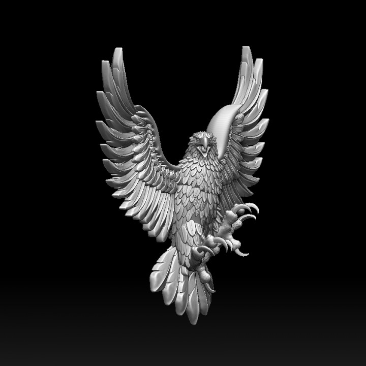 3D Printable eagle by Dmitry Tishchenkov