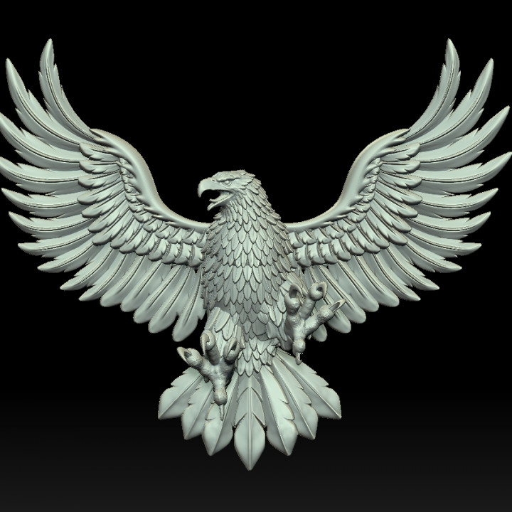3D Printable eagle by Dmitry Tishchenkov