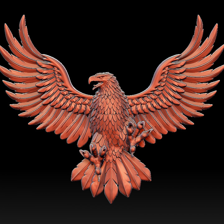 3D Printable eagle by Dmitry Tishchenkov