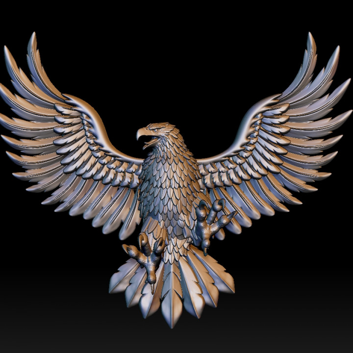 3D Printable eagle by Dmitry Tishchenkov