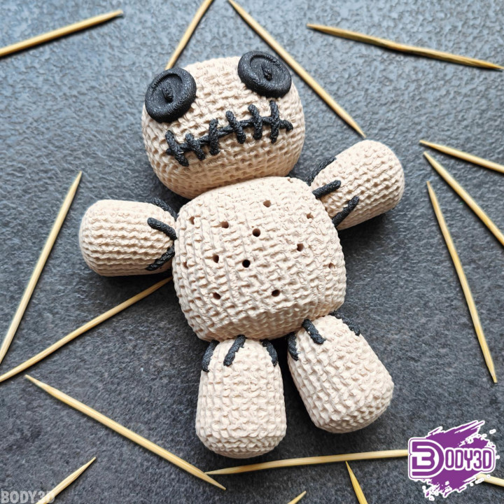 3D Printable Voodoo Doll by BODY3D