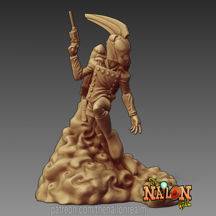 3D Printable Rocketman by Nailon Realm