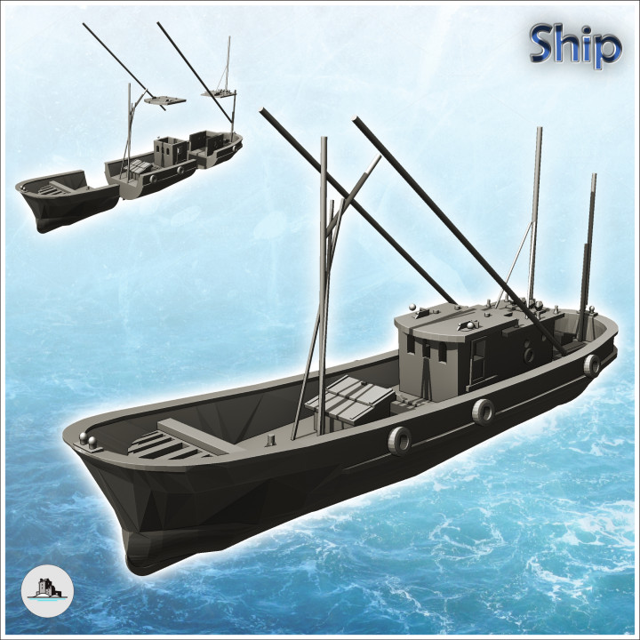 3D Printable Long modern fishing boat (5) - Cold Era Modern Warfare ...