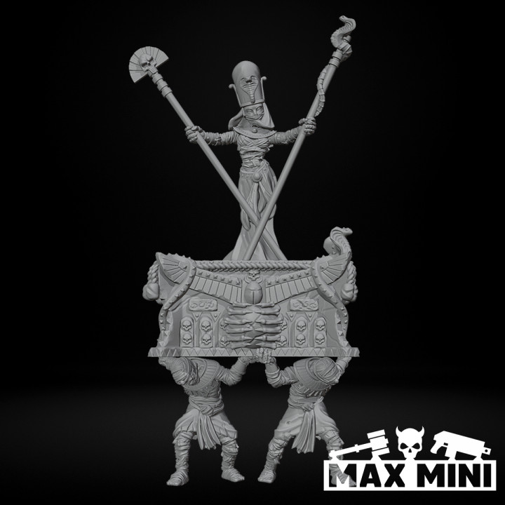 3D Printable Sarcophagus of the Damned by Max Mini