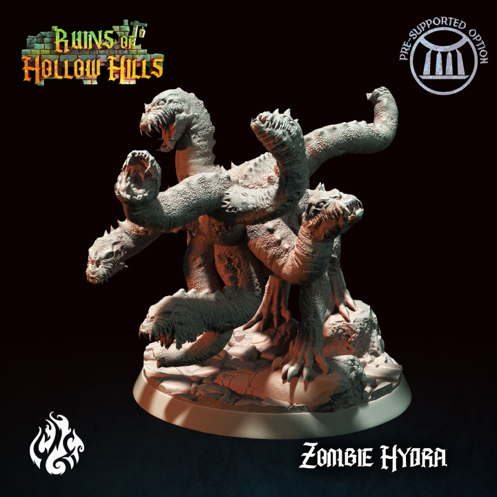 3D Printable Zombie Hydra by Crippled God Foundry