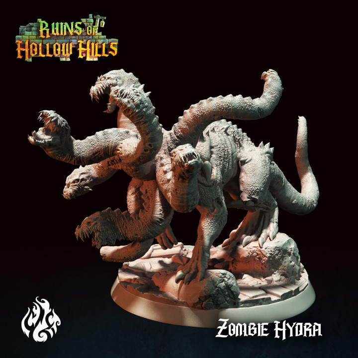 3D Printable Zombie Hydra by Crippled God Foundry