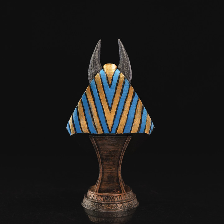 3D Printable Anubis Bust by Stlflix