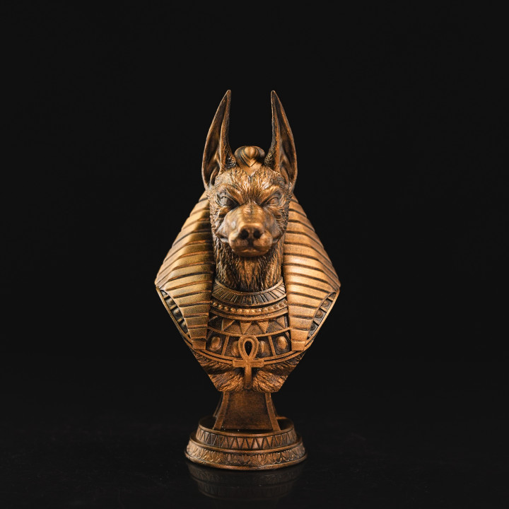 3D Printable Anubis Bust by Stlflix