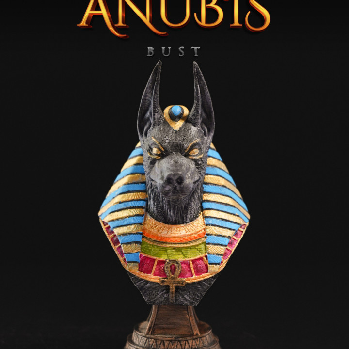 3D Printable Anubis Bust by Stlflix
