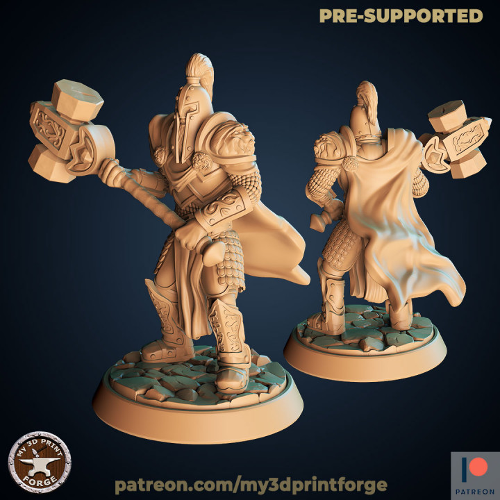 3D Printable Humans v1 BUNDLE (12 Unique pre-supported STLs) by ...