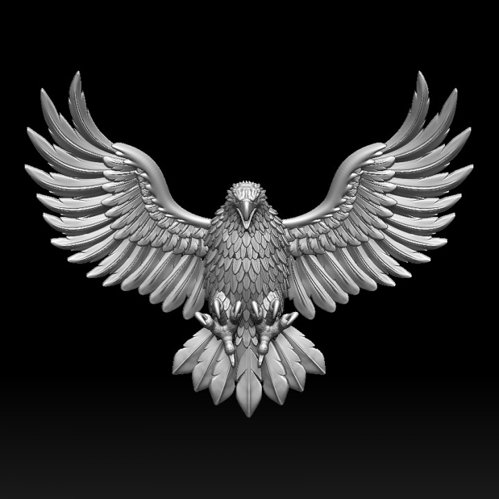 3D Printable eagle by 3Dimontis