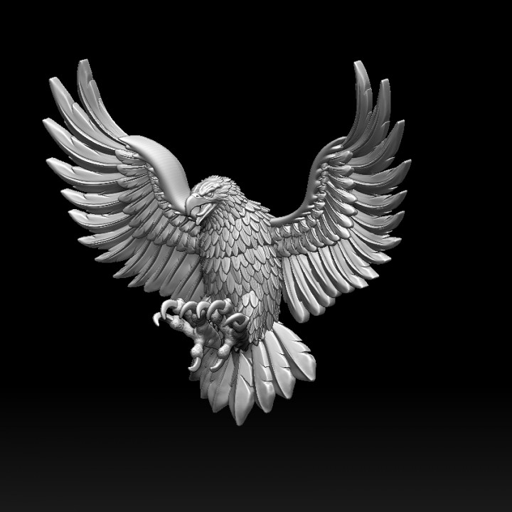 3D Printable eagle by Dmitry Tishchenkov