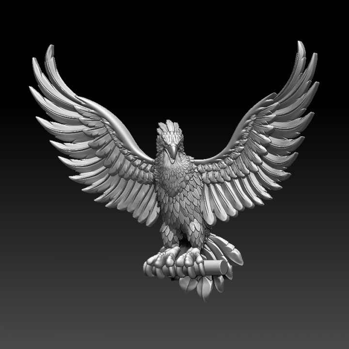 3D Printable phoenix by Dmitry Tishchenkov