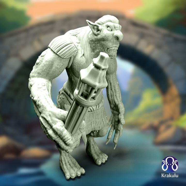 3D Printable Troll by Krakulu