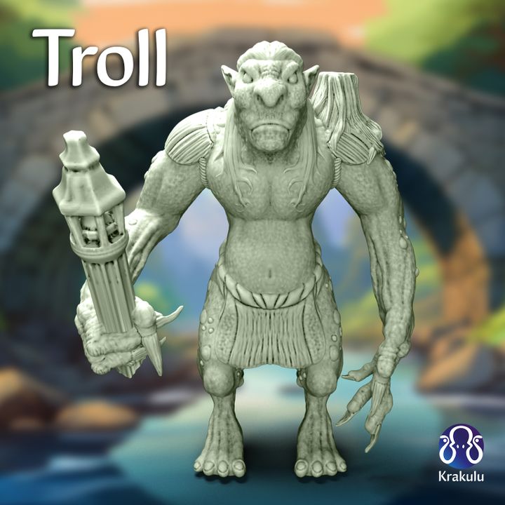 3D Printable Troll by Krakulu