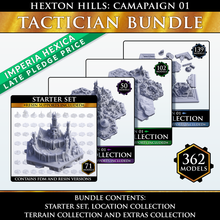 3D Printable TACTICIAN BUNDLE by Hexton Hills