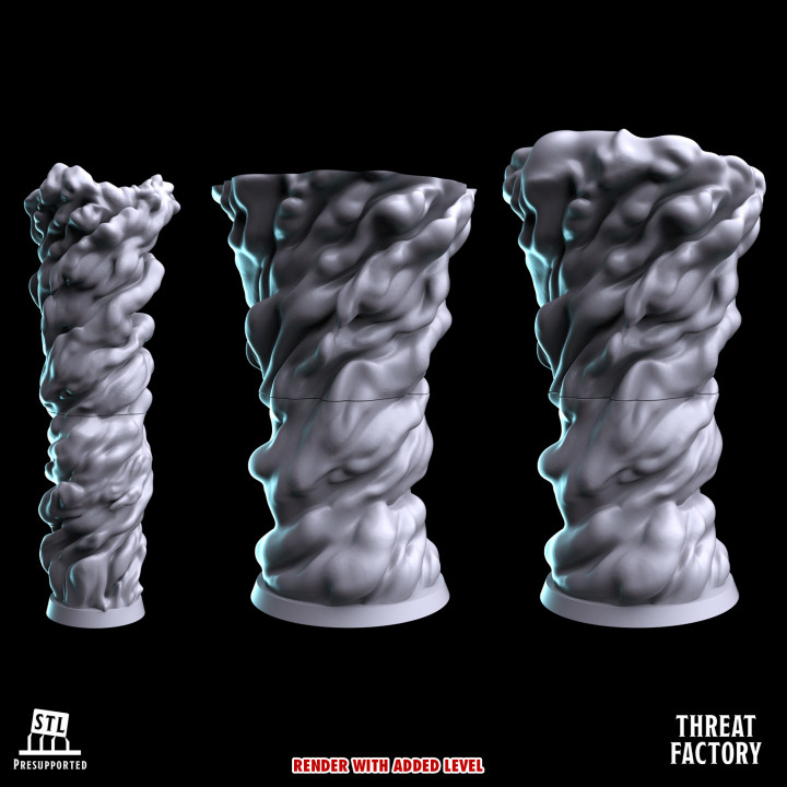 3D Printable Modular flying bases by Threat Factory