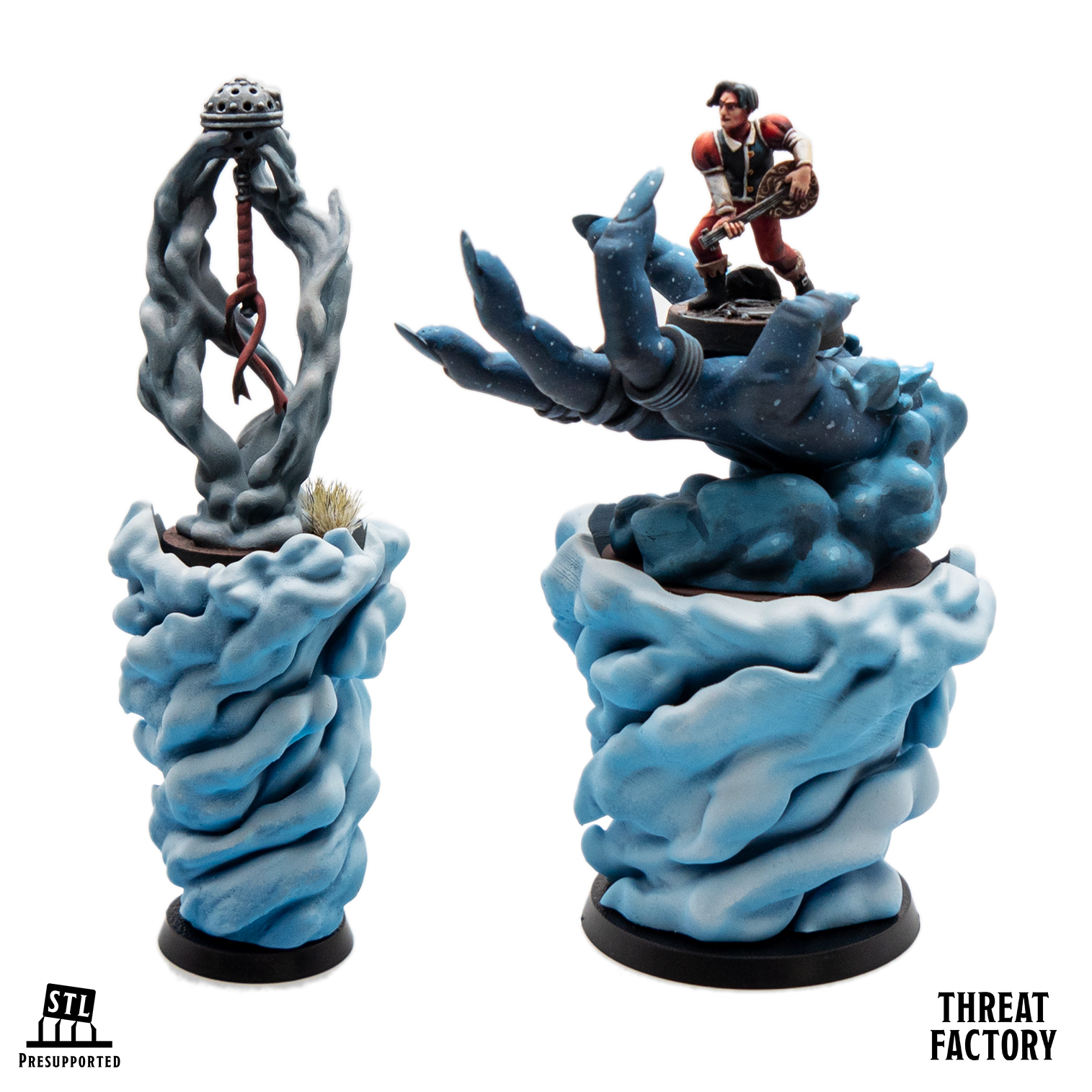 3D Printable Modular flying bases by Threat Factory