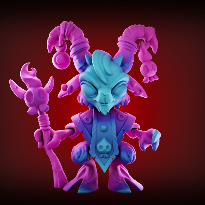 3D Printable Hellspawn Goat by TwistyPrints