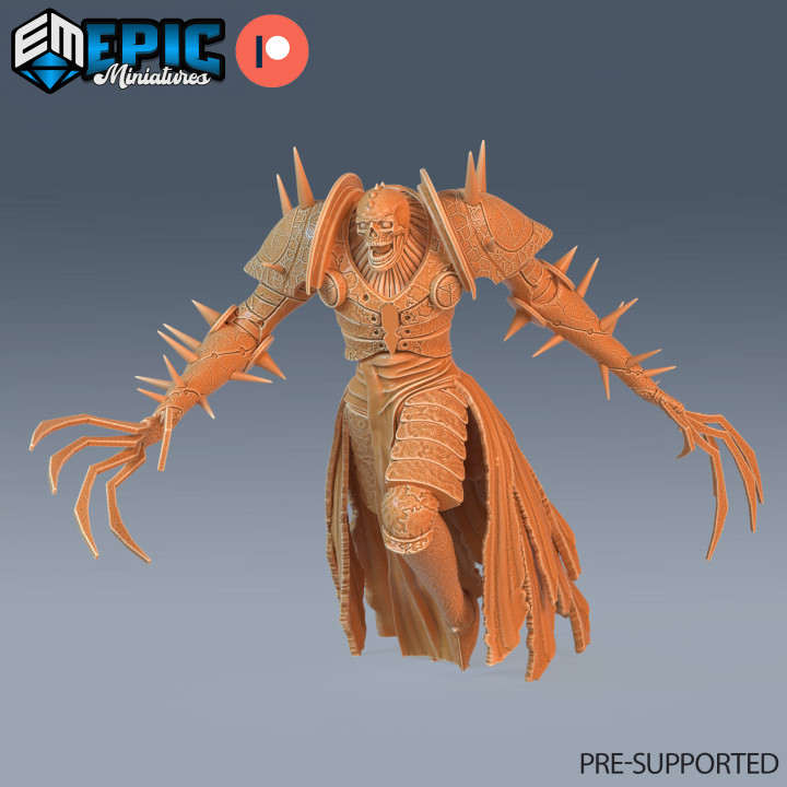 3D Printable Armored Bone Claw Team Set / Boneclaw Warrior / Skeleton ...