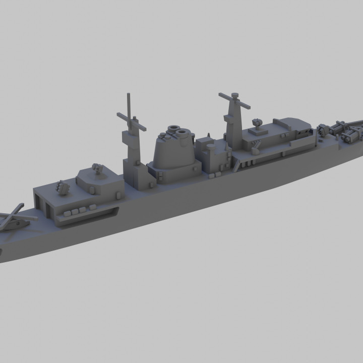 3D Printable Royal Navy Type 22 Frigate Batch 1 by Lee McColl