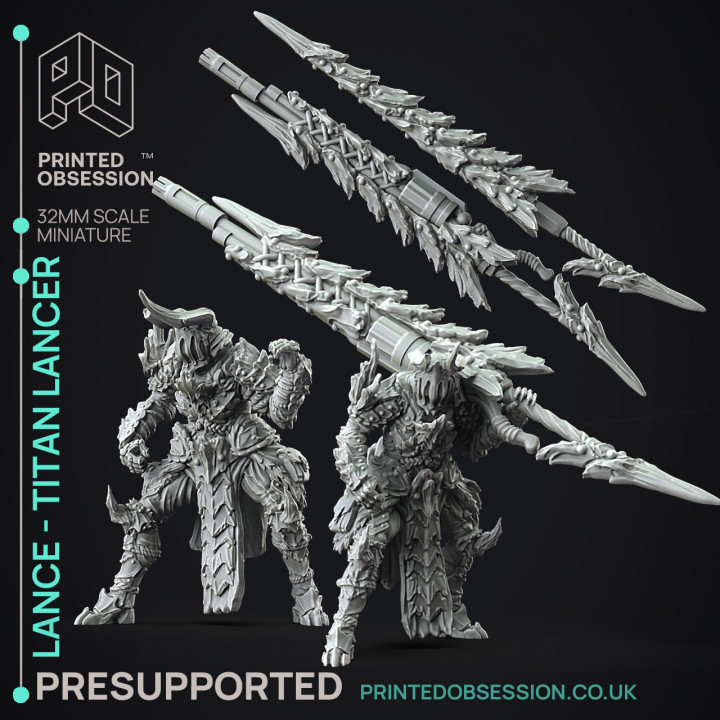 3D Printable Lance - Gunlance and Lancer - Monster Hunting party ...