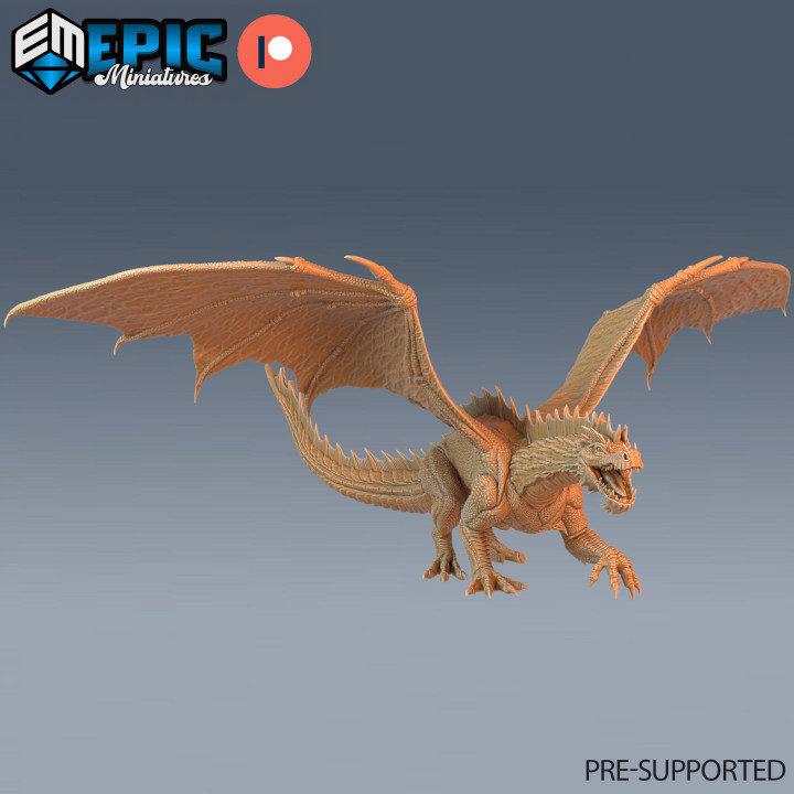 3D Printable Dragon & Wyvern Team Set / Forest Guard / Jungle Drake ...