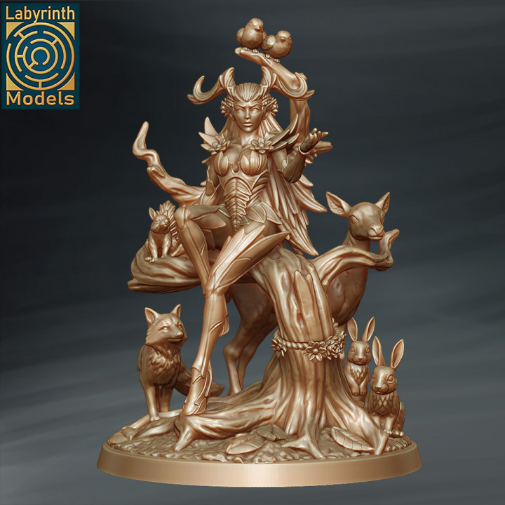 3D Printable Forest Dryad Kits - 32mm scale by Labyrinth Models
