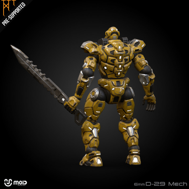 3D Printable D-29 MECH by Moid
