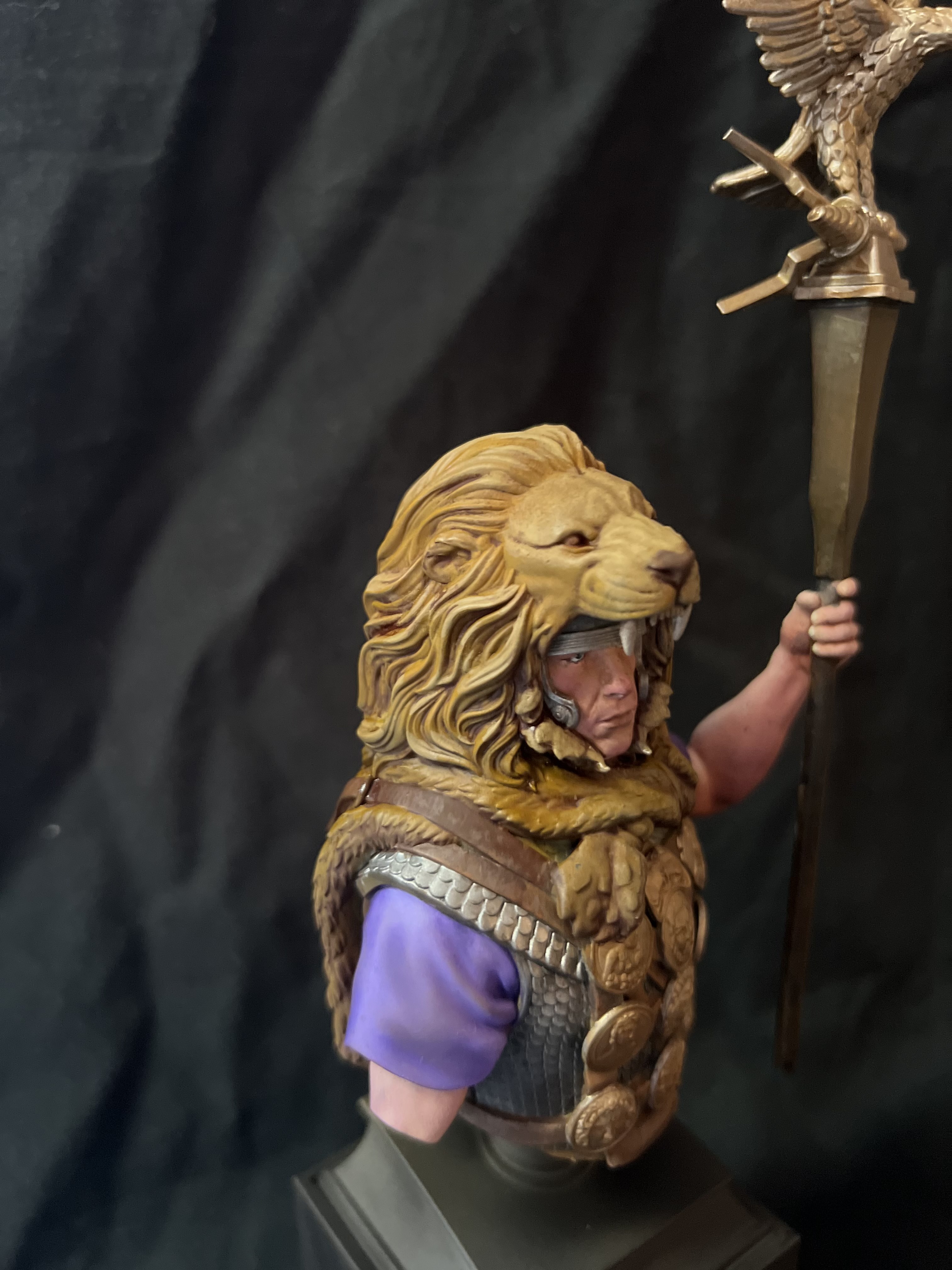 3D Printable Bust - Roman Aquilifer 1st-2nd C. A.D. Looking at the ...