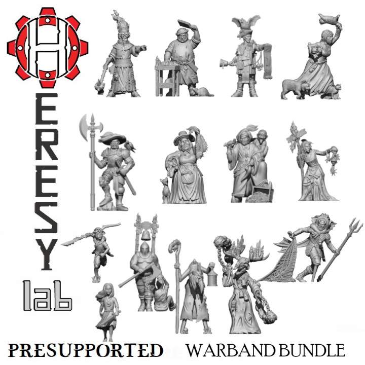 3D Printable Heresylab - Bundle Citizens Of The Old World 1 ...
