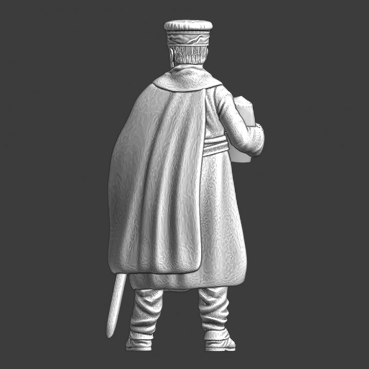 3D Printable Medieval knight w. great helmet relaxing by Northern ...