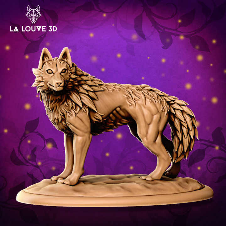 3D Printable Fairy mushrooms and darkness creatures by La Louve 3D