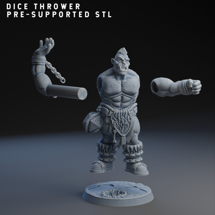3D Printable Dice Thrower - Dynamic Large Miniature by Sea Of Geeks