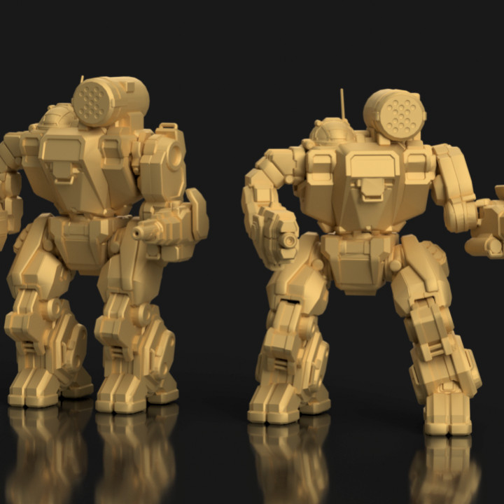 3D Printable B Box Bundle for Battletech by Matt Mason