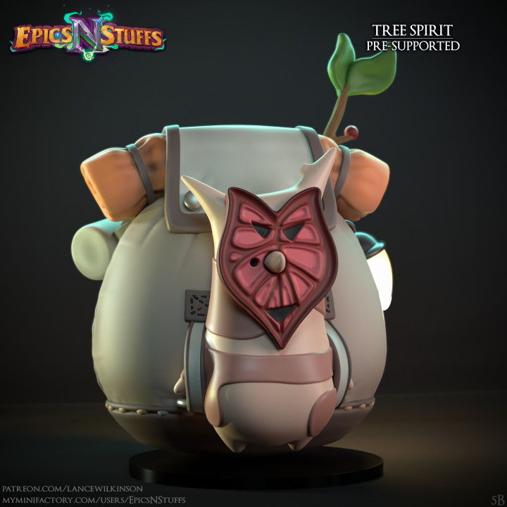3D Printable Tree Spirit 5B Miniature - Pre-Supported by Epics N Stuffs