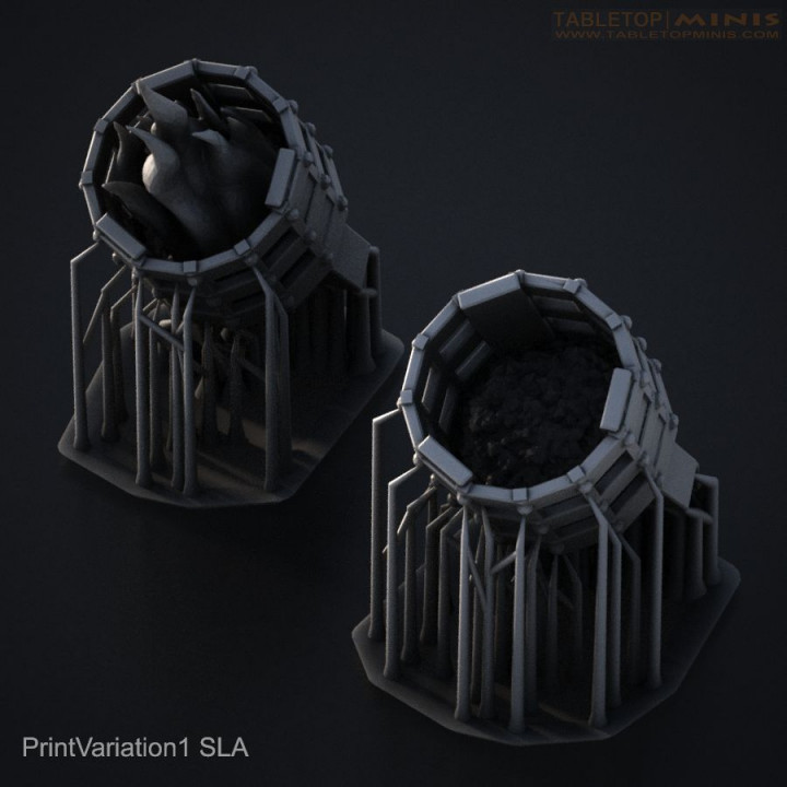 3D Printable Brazier by TableTopMinis