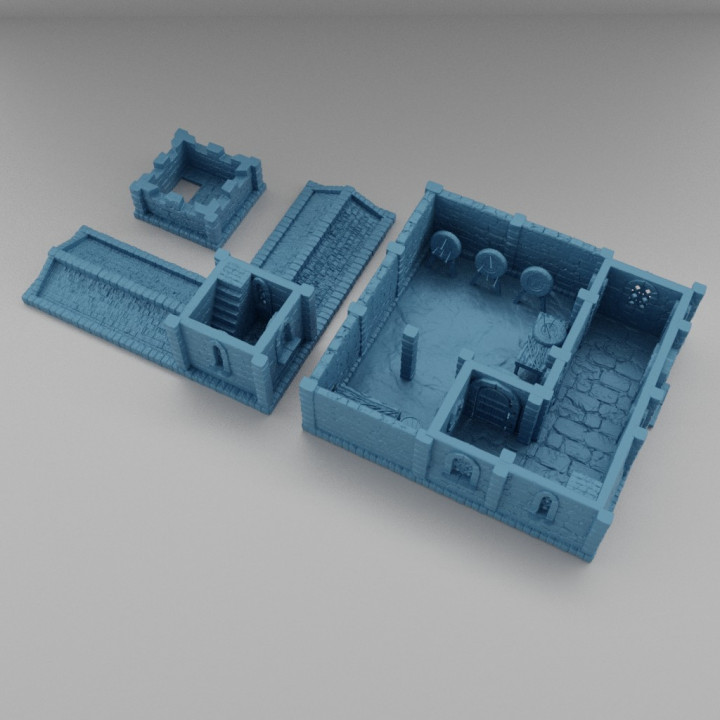 3D Printable Medieval Archery Range - Tabletop Terrain - 28 MM by ...