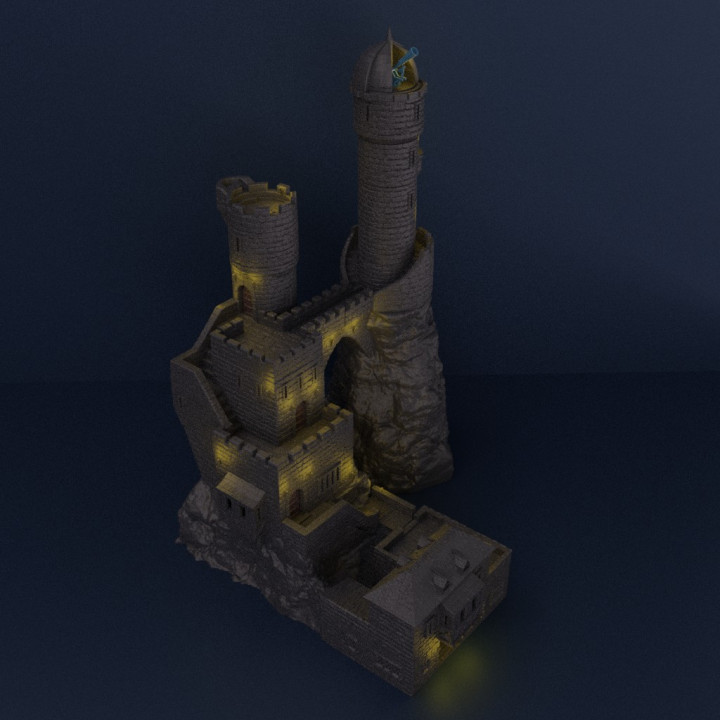 3D Printable Medieval Observatory - Tabletop Terrain - 28 MM by ...