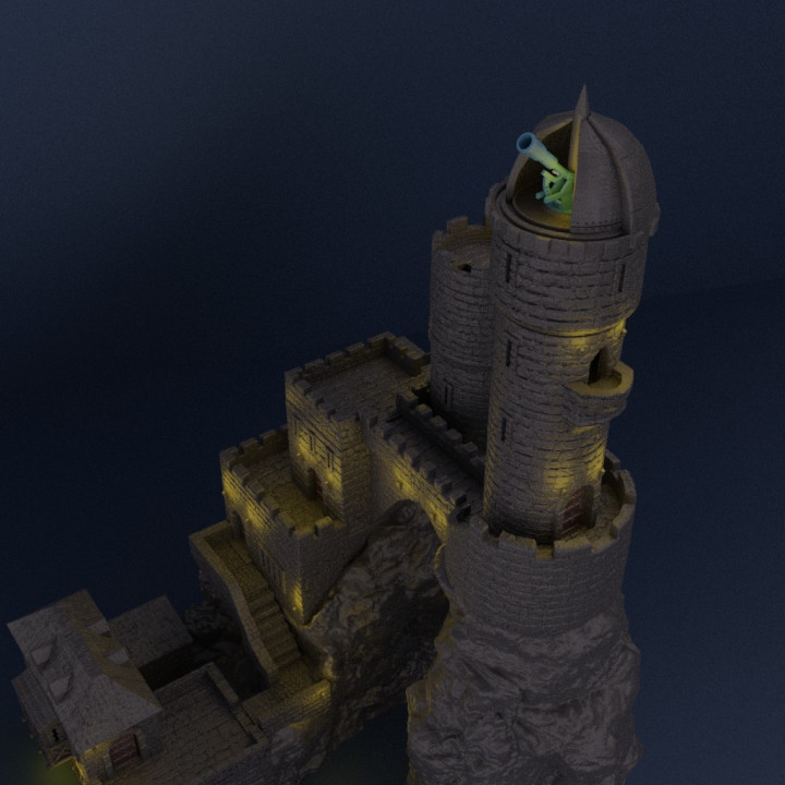 3D Printable Medieval Observatory - Tabletop Terrain - 28 MM by ...