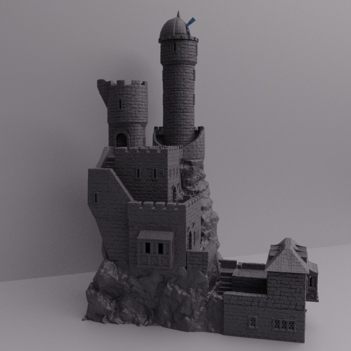 3D Printable Medieval Observatory - Tabletop Terrain - 28 MM by ...