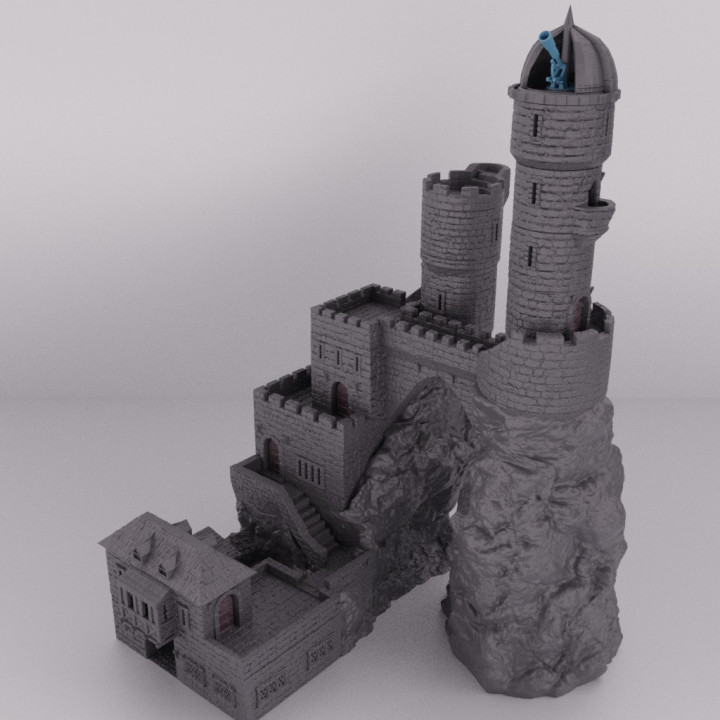 3D Printable Medieval Observatory - Tabletop Terrain - 28 MM by ...