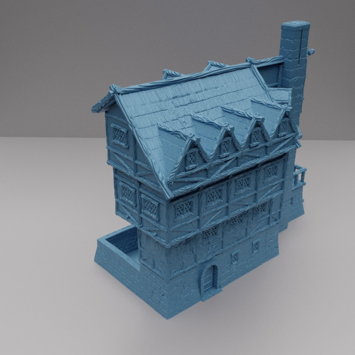 3D Printable Medieval Townhall - Tabletop Terrain - 28 MM by MiniatureLand