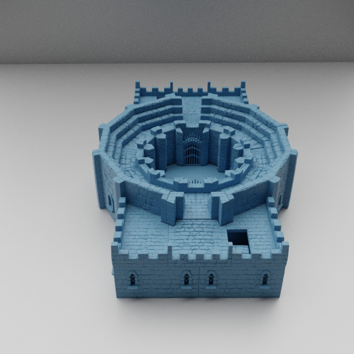 3D Printable Small Arena - Tabletop Terrain - 28 MM by MiniatureLand