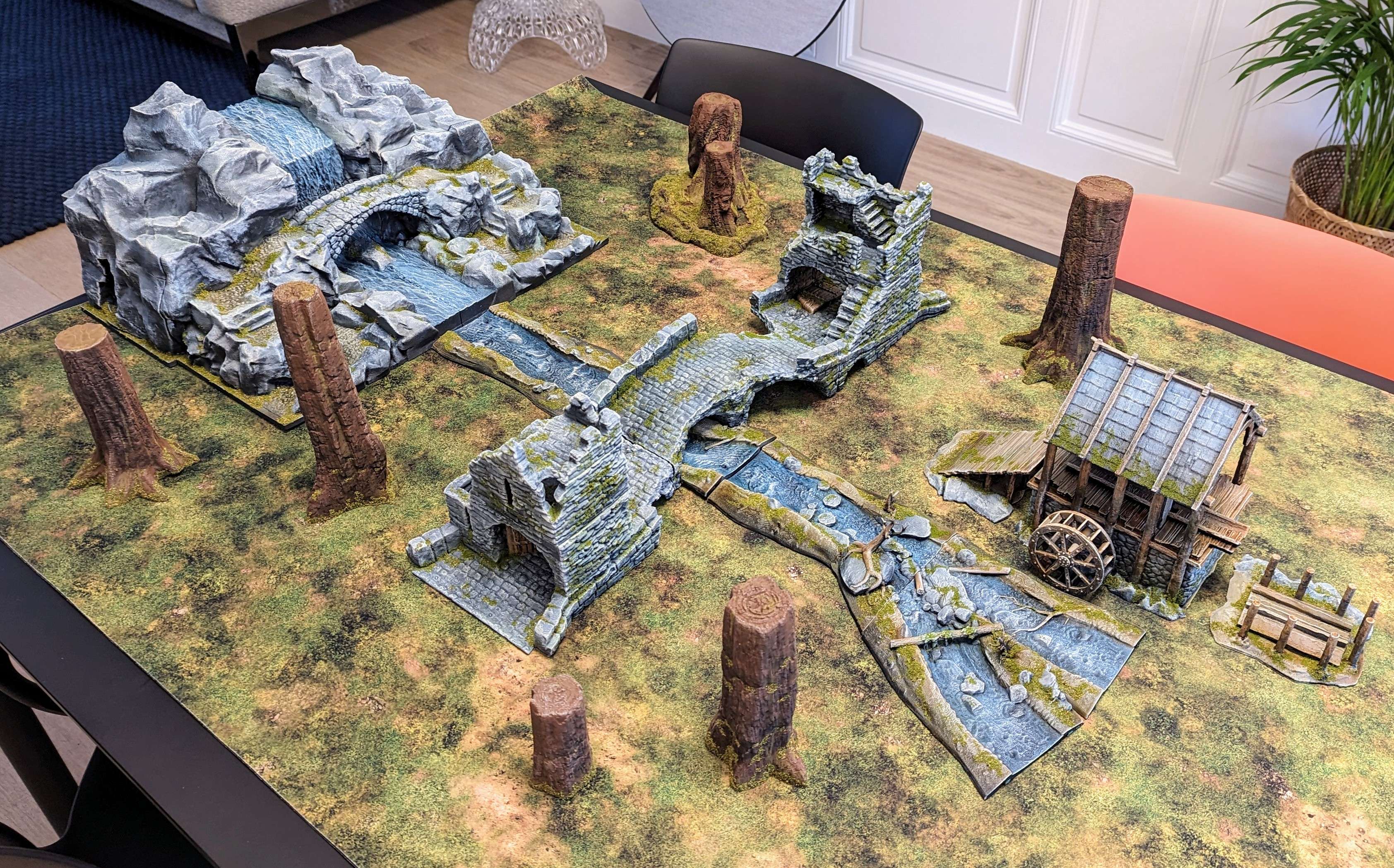 3d Printable Lumber Mill Tabletop Terrain 28 Mm By Miniatureland