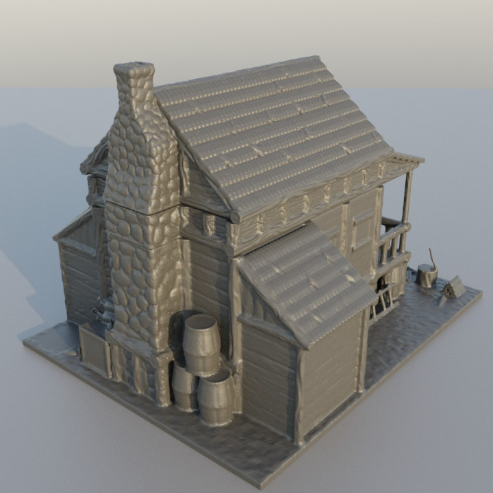 3D Printable Forester House - Tabletop Terrain - 28 MM by MiniatureLand
